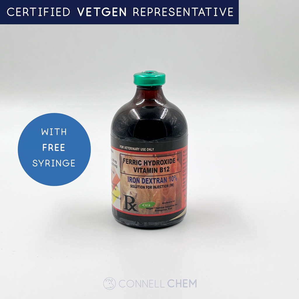 Iron Dextran 10% for Animals | Injectable | Vet Product | 100ml ...