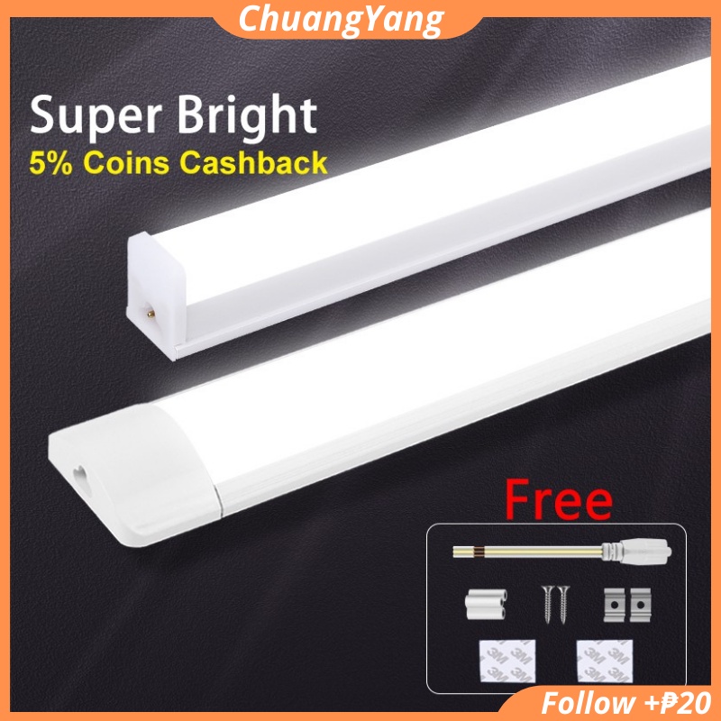 CHUANGYANG Led Tube Light T5 T8 220v Fluorescent 10w 20w Kitchen 1ft ...