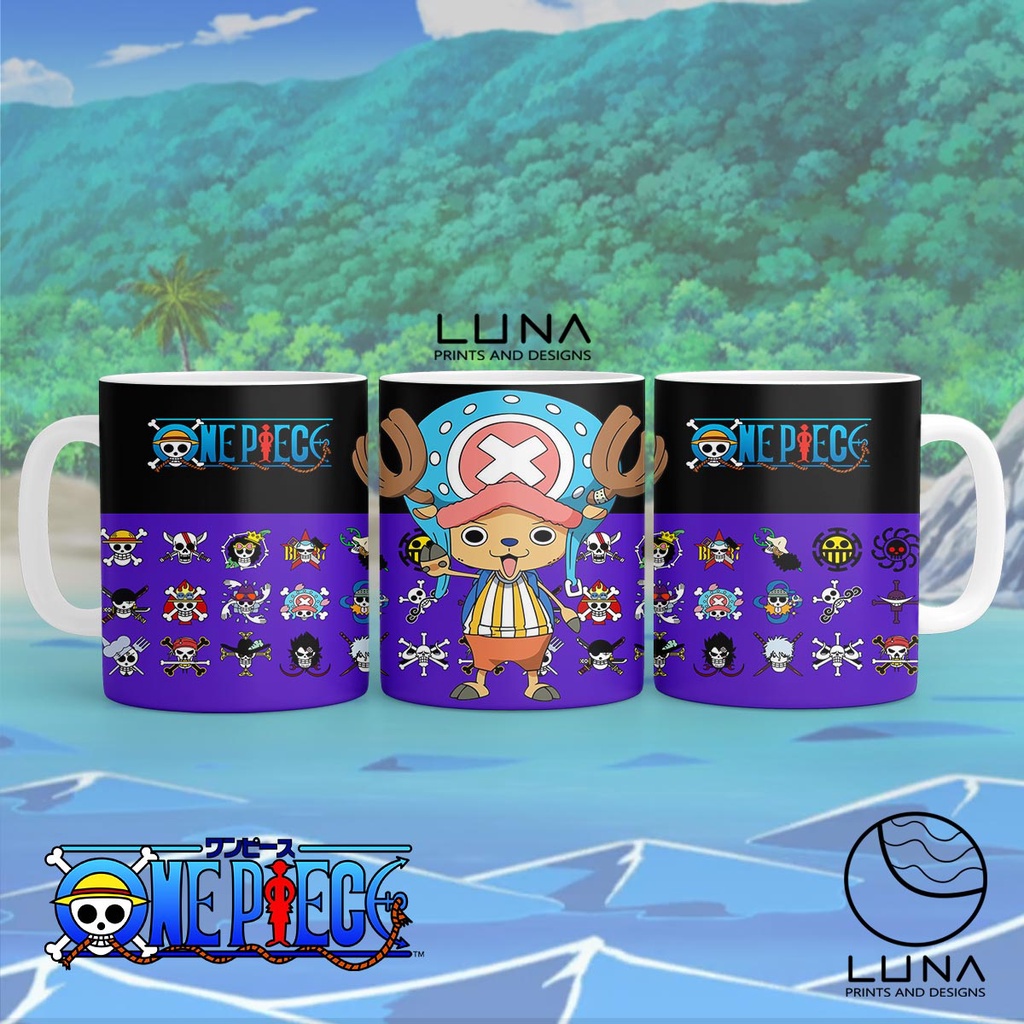 One Piece Coffee Mug Collection (Luffy Chopper Sanji Sabo Zoro Nico ...