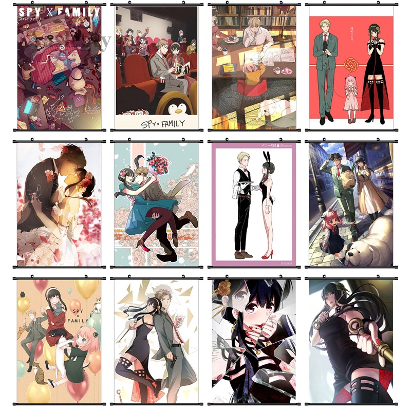 aasleaty Spy x Family Loid Forger Yor Briar Anya Forger Bond HD Print ...