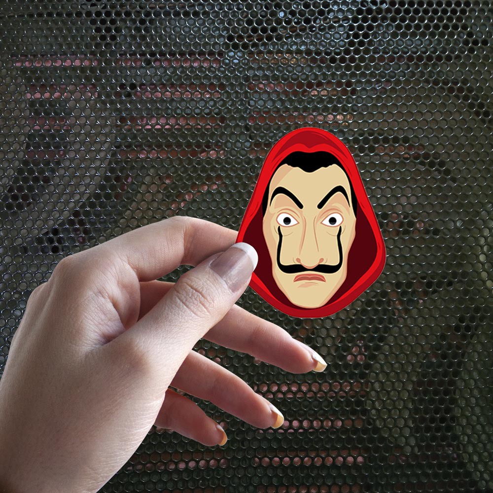 Waterproof Vinyl Decal Sticker Money Heist Mask Dali | Shopee Philippines
