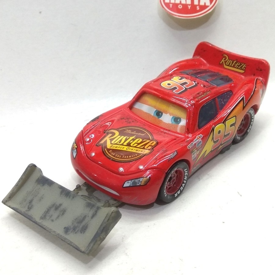 MATA Disney CARS LIGHTNING MCQUEEN WITH SHOVEL EYES CHANGE EYES Can ...