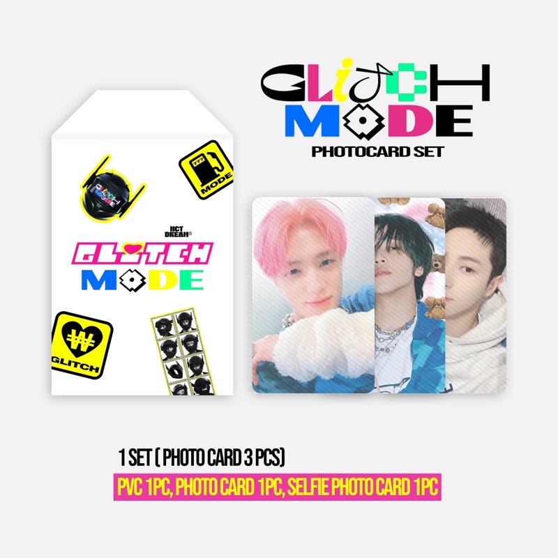 Photo CARD SET [GLITCH MODE] zechan.project | Shopee Philippines