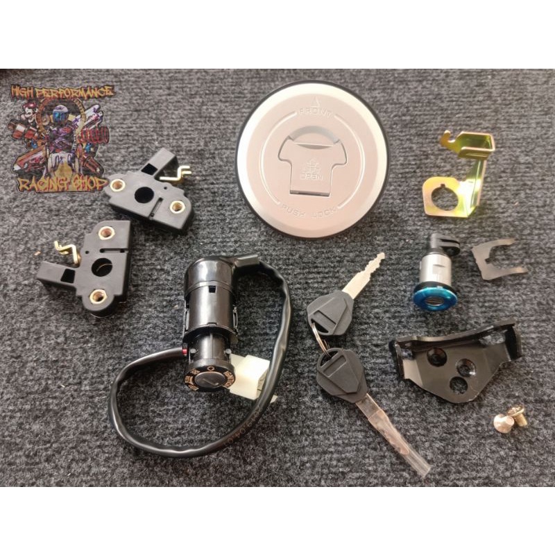 MOTORSTAR z200s | z200x | z200i | SET Ignition switch COMPLETE KEY SET ...