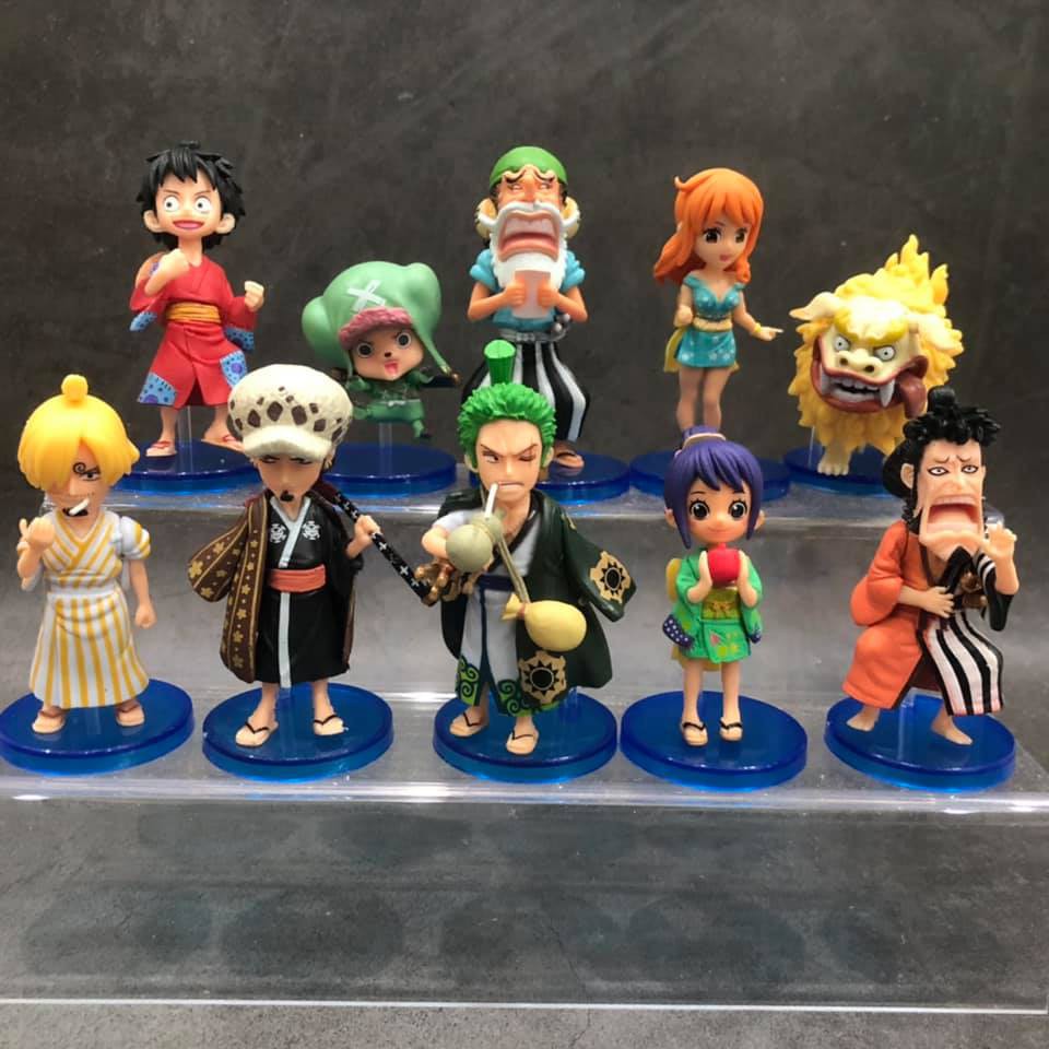 One Piece Wano model set of 9 characters | Shopee Philippines