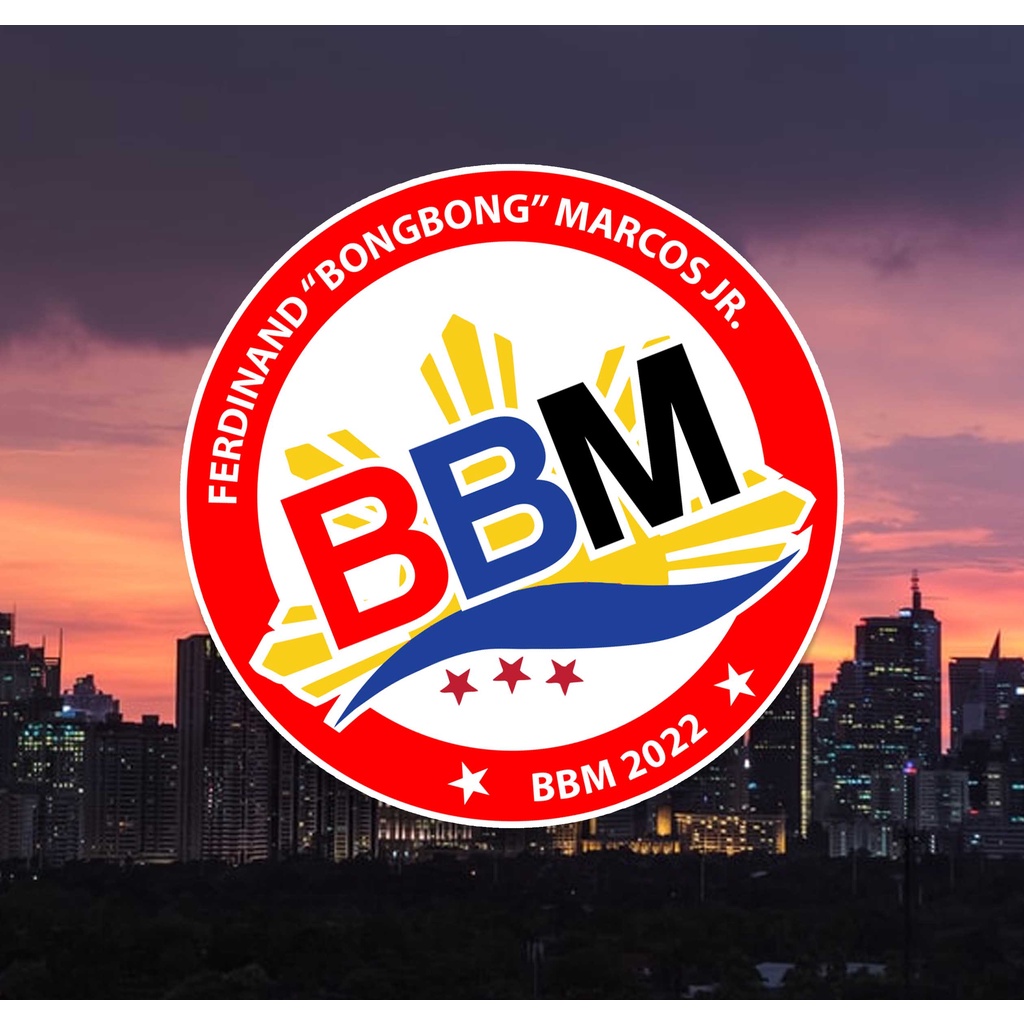 BongBong Marcos Sticker 2022 Set 3 | BBM Sticker 2022 | Car Decals ...