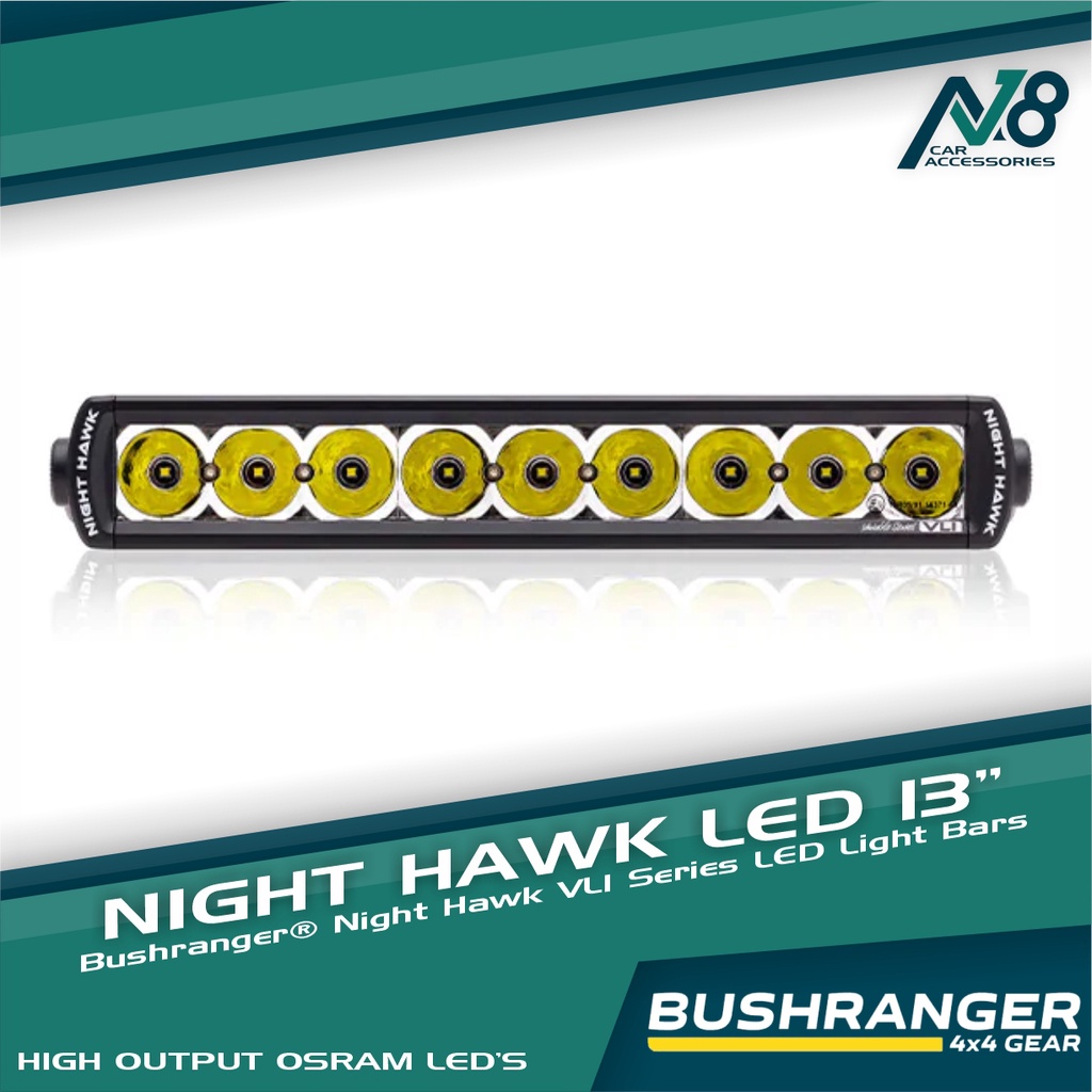 Bushranger Night Hawk 13" VLI Series LED Light Bars Genuine | Shopee ...