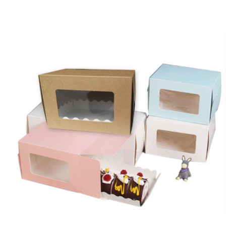 1pc Swiss Roll Cake Box Packaging Paper Donut Baked Cookies Cake roll ...