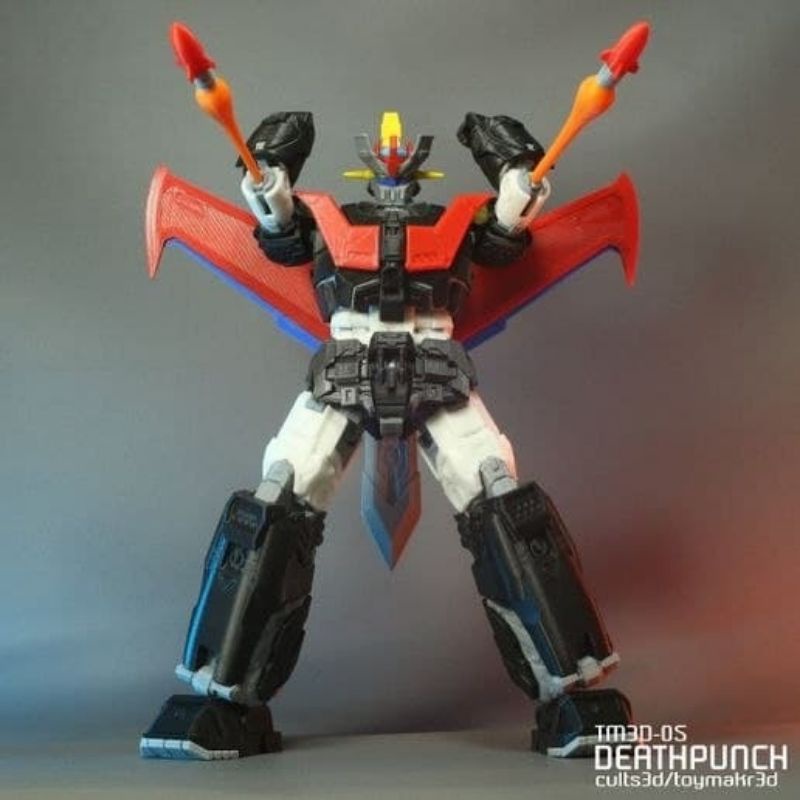 3d Printed Mazinger Z Articulate By Toymakr3d Shopee Philippines