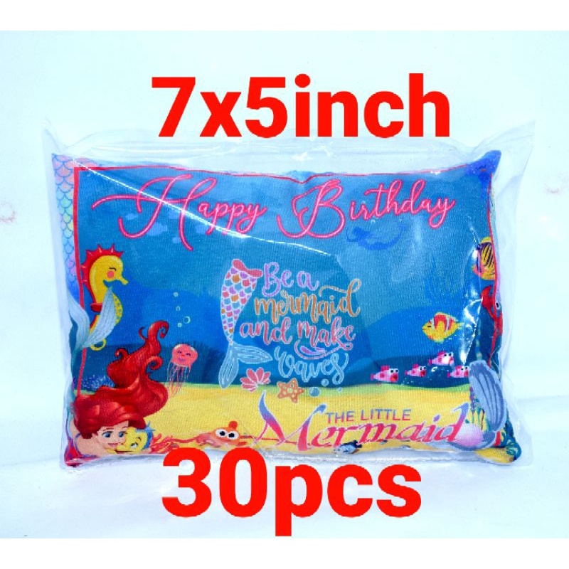 30pcs Little Mermaid Pillow Souvenir 7x5inch | Shopee Philippines