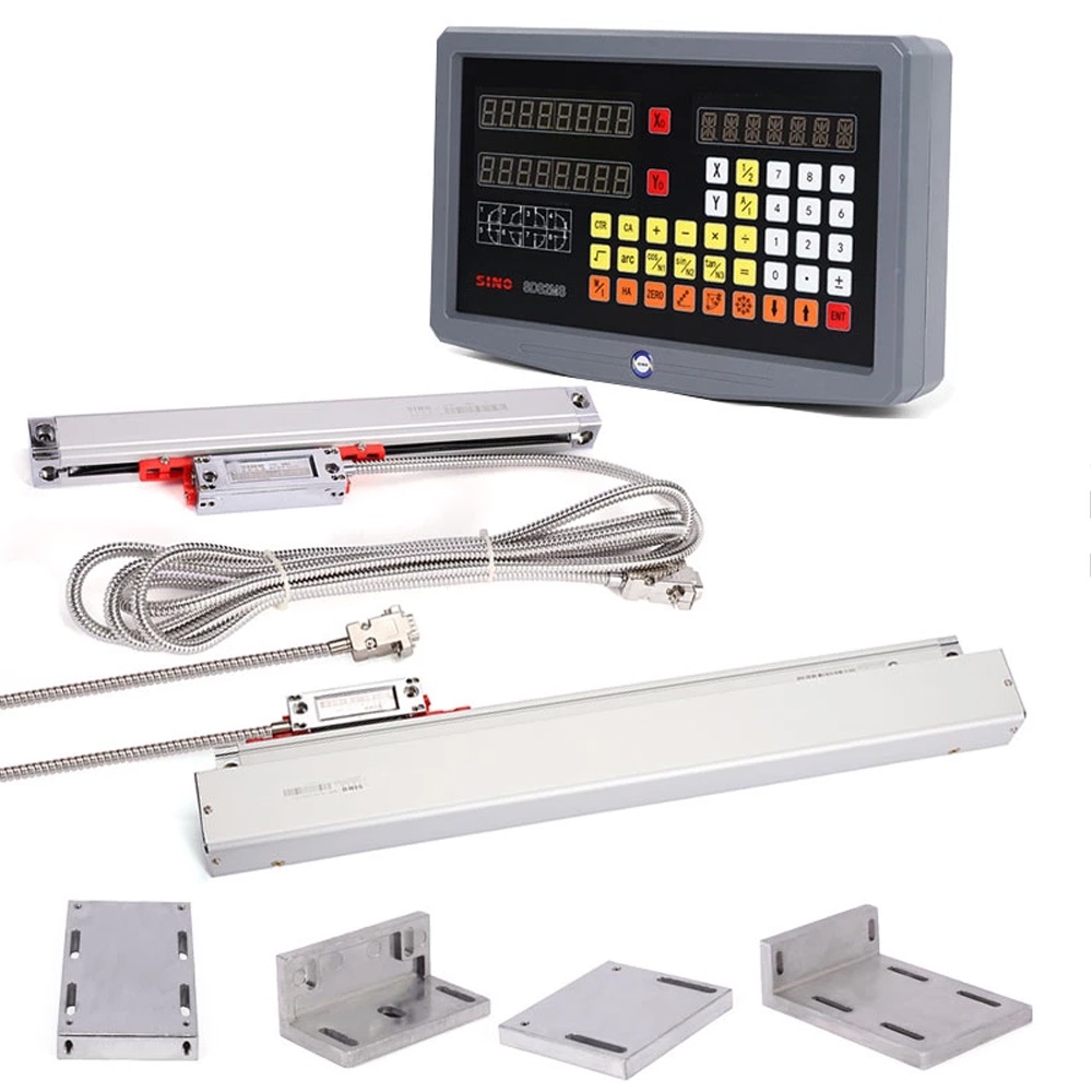 2 3 Axis Lcd Dro Lathe Milling Machine TTL Incremental SINO KA300 High Precision Optical Digital ...