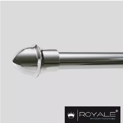 Royale Curtain Cafe Rod Silver 19mm 30'X 47" ext | Shopee Philippines