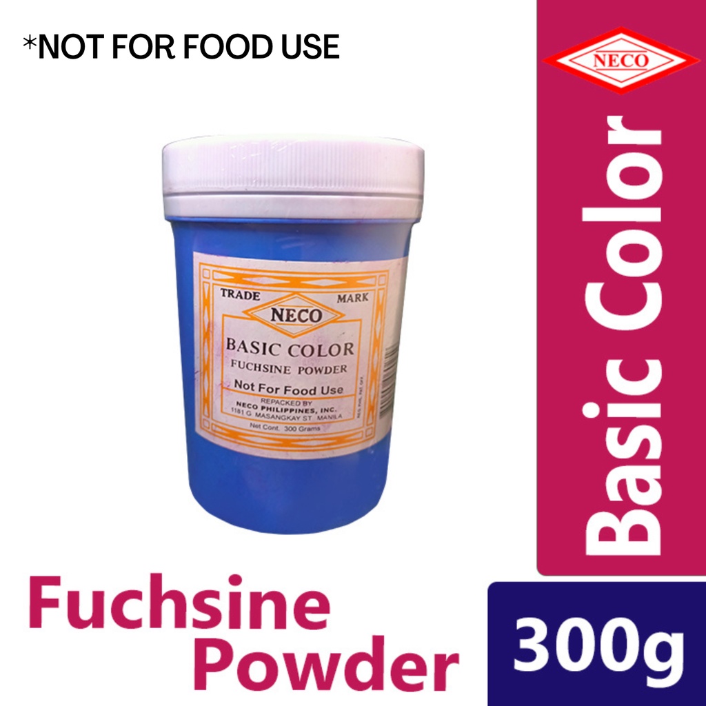 FUCHSINE POWDER BASIC COLOR 300 GRAMS NECO | Shopee Philippines