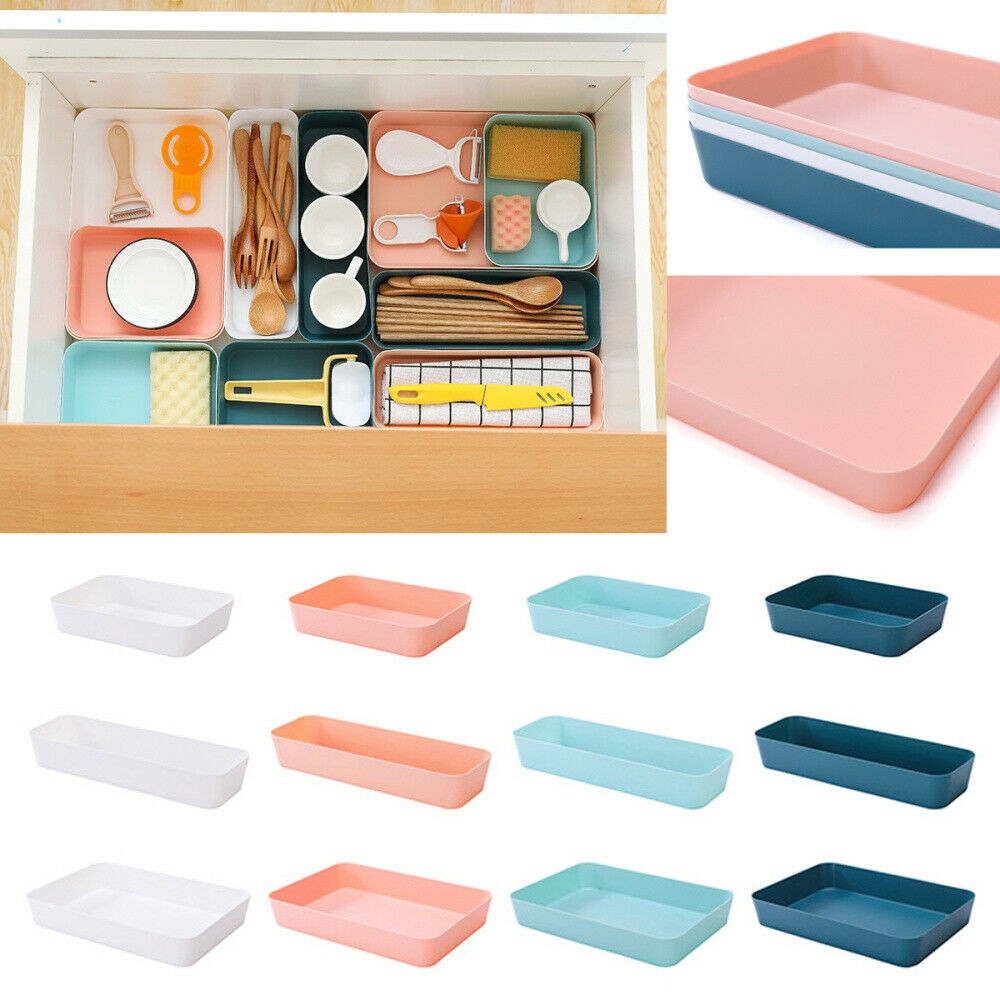 Desktop Cosmetic Storage Case Tray Shallow Organizer Drawer Separate ...