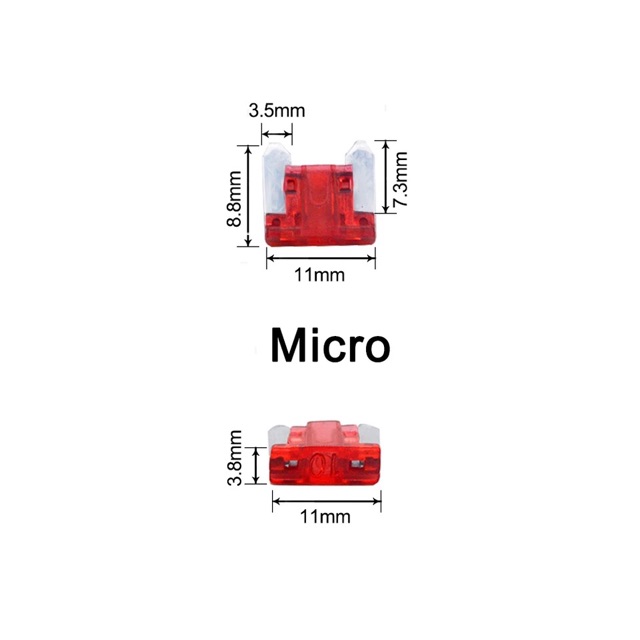 Micro FUSE FUSE FUSE 5A 7.5A 10A 15A 20A 25A 30A FUSE Safety Electrical ...