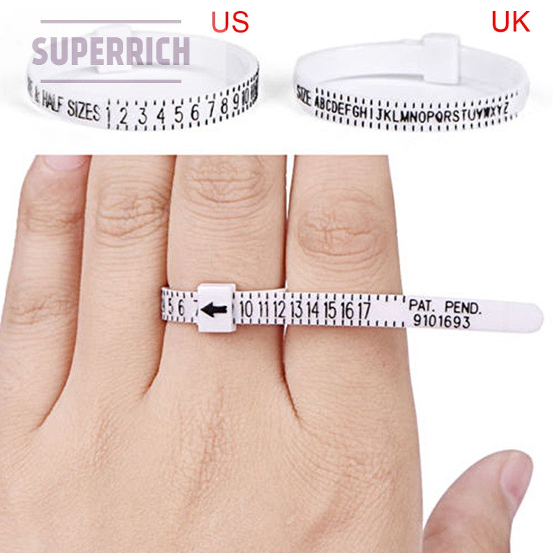 Ring Rulers Fingers Size Measurement Tool Finger Circumference ...