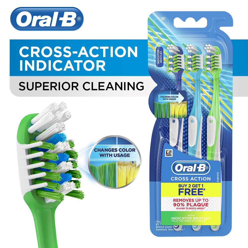 Oral-B Cross-Action Indicator 3s | Shopee Philippines