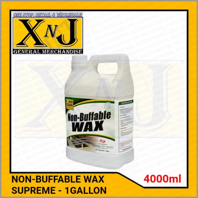 NON BUFFABLE WAX SUPREME - GALLON SIZE | Shopee Philippines