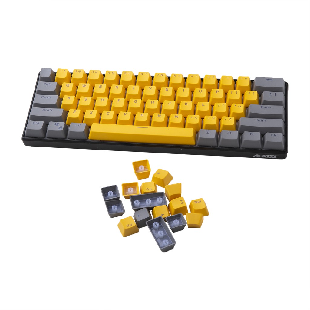 RK 61 Keycaps PBT Material OEM profile Backlit Two-Color Mechanical ...