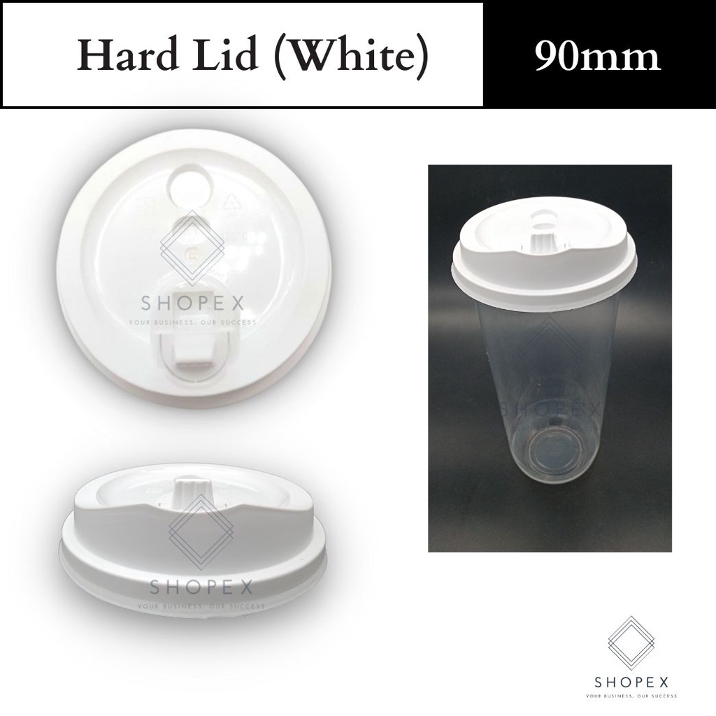 Strawless Hard Lid 90MM for slim cup hard cup / Hard Milk Tea Cups ...