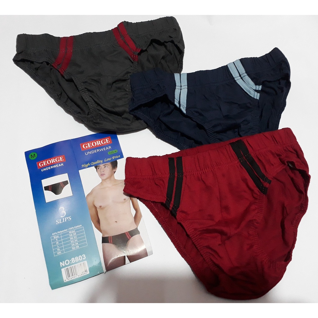3IN1 George Brief for Men (INSIDE GARTER) | Shopee Philippines