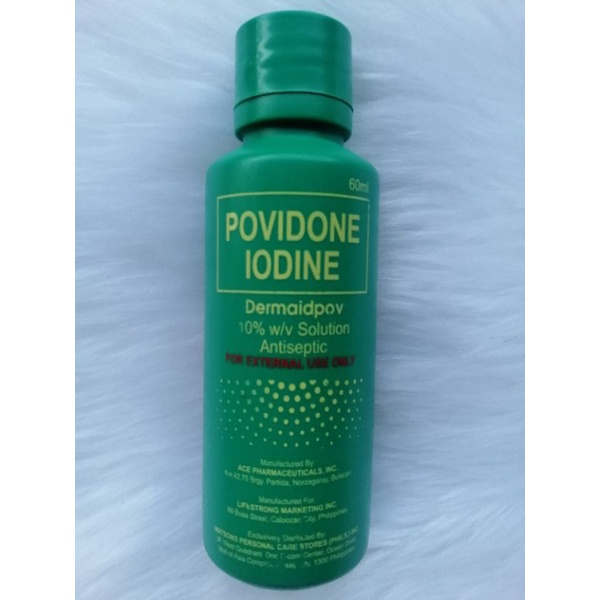 50%OFF Povidone Iodine, DermAide Antiseptic (60ml) | Shopee Philippines