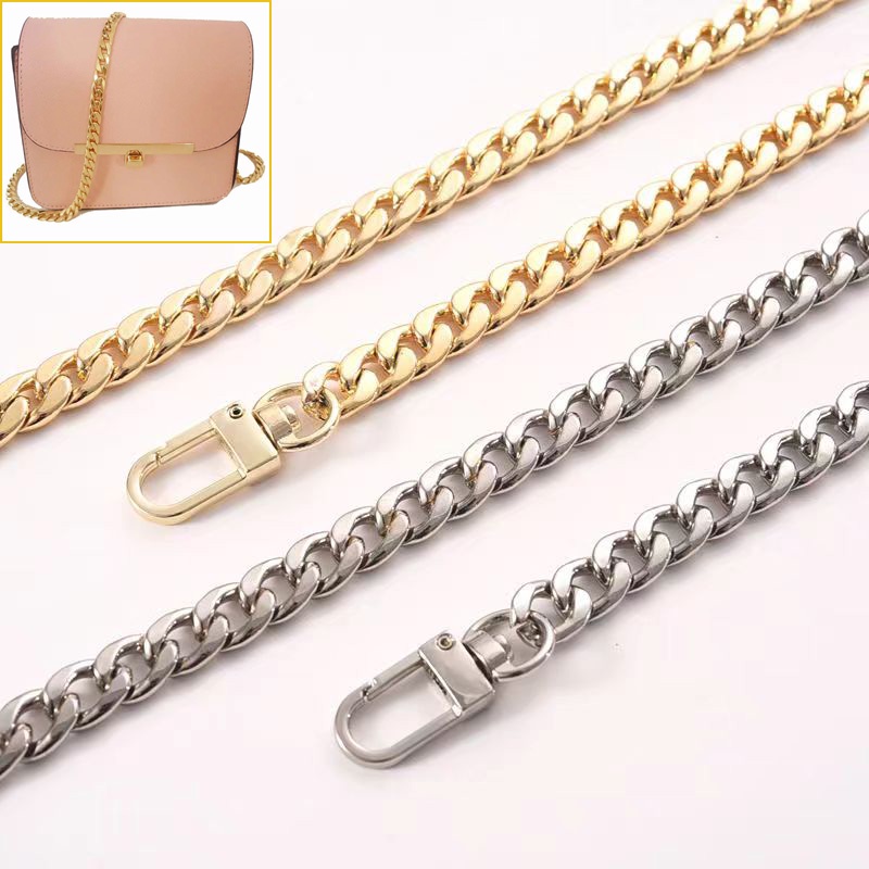 100/110/120 cm Metal Chain for Women Bag Replacement Gold Silver Chain ...