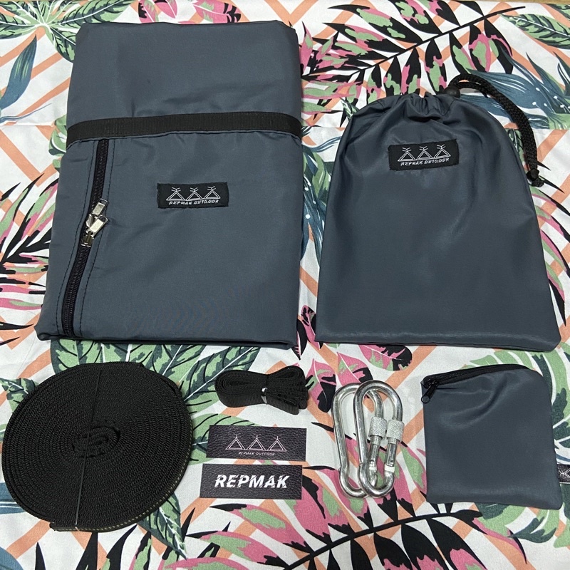 RepmaK Heavy Duty Cocoon-type Hammock / Outdoor hammock with carab and ...