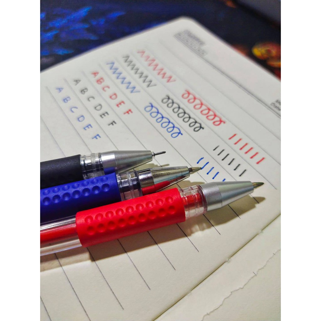 Roller Ball Pen Water[ Black, Red, Blue ]Student Office Stationary ...