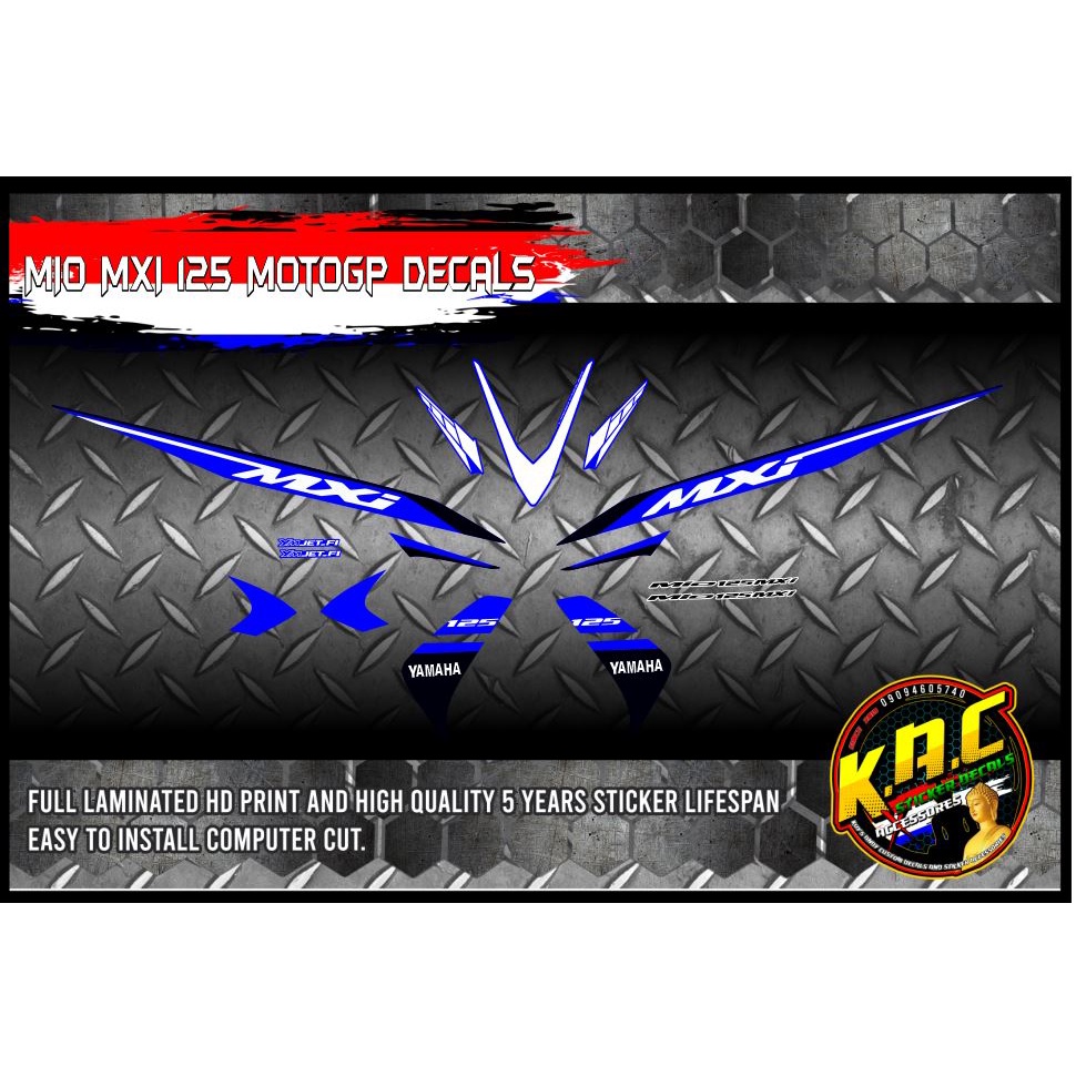 Mio mxi 125 Stock Labels Sticker | Shopee Philippines