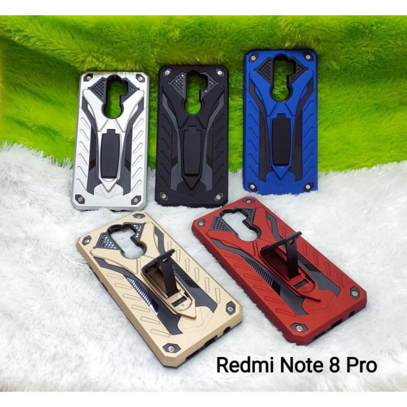 Ps - Xiaomi Redmi Note 8 Pro Case Phantom Case Robot Series Stand Iron ...