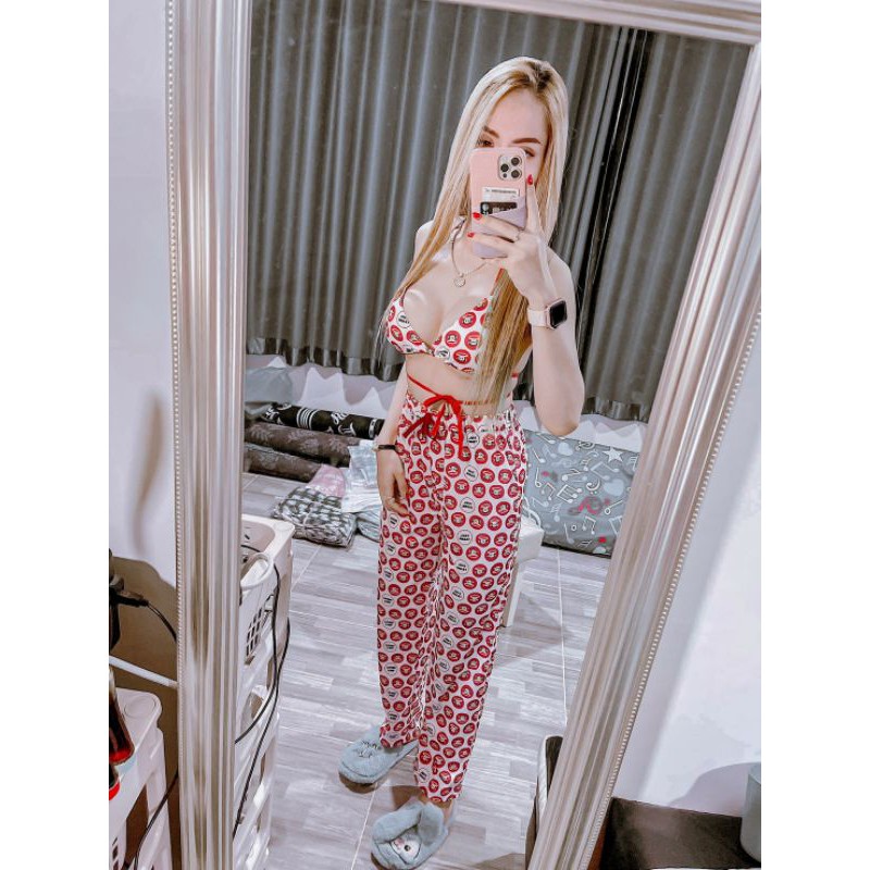 purefloral SET BIKINI Triangle Bra + Monkey Pants (16 Patterns ...