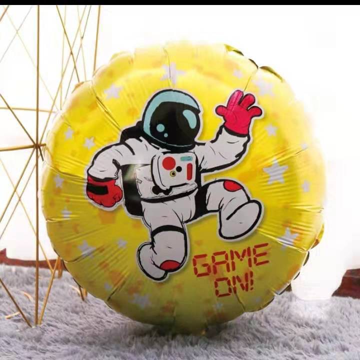 18 inchrs Universe Space-science starry sky Gold astronaut party ...