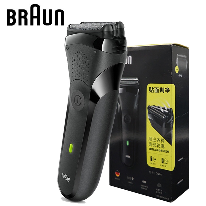 Braun Electric Shaver Floating 3 Cutters Electric Razor IPX7 Waterproof ...