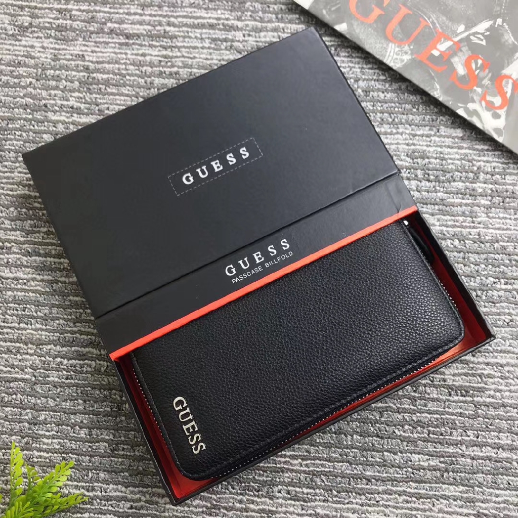 Guess Unisex Leather Long Wallet Woman Beg Duit Panjang Wanita Dompet ...