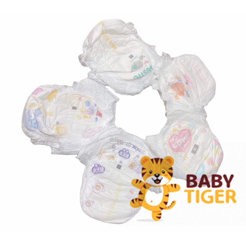 Baby Tiger 50Pcs Baby Disposable Diapers Baby Diaper Tape Diaper For ...