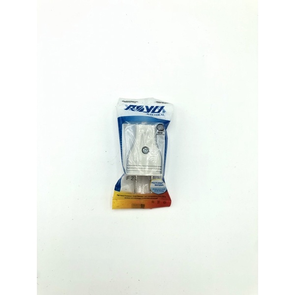 Royu regular plug rubber plug 10A 250V. heavy-duty 15A 250V | Shopee ...