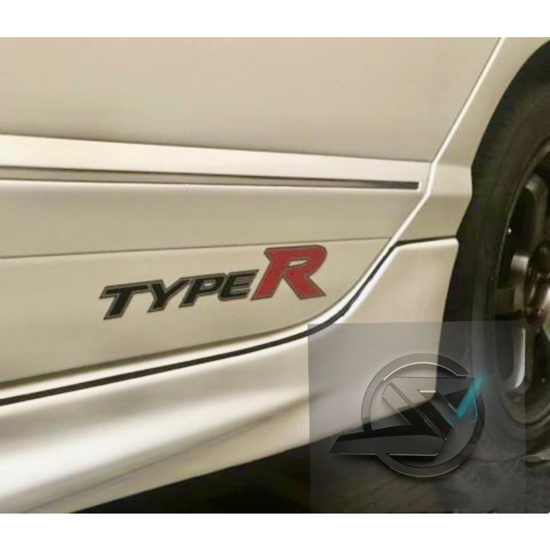 S632 2pcs Civic FD Type R Car Side Door Vinyl Decal Sticker | Shopee ...