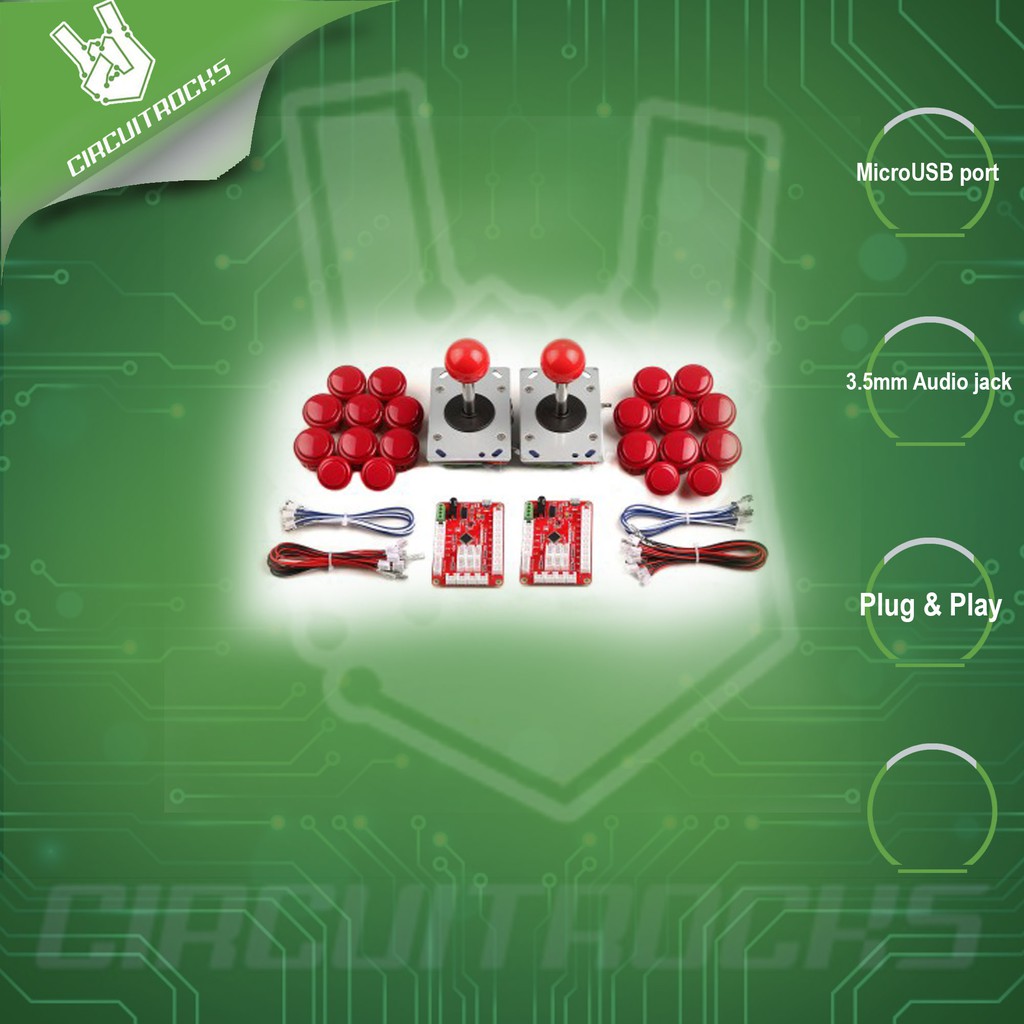 Circuitrocks Arcade Retro Game Kit For Double Players | Shopee Philippines