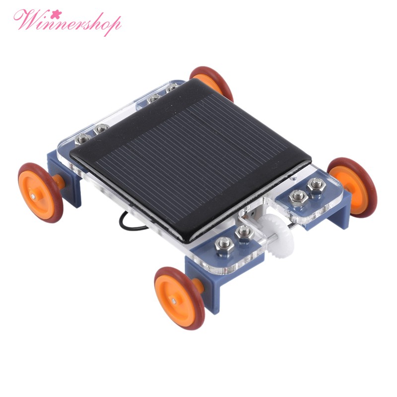 Diy Robot Solar Mini Powered Toy Children Solar Car Assemble Toy Set ...