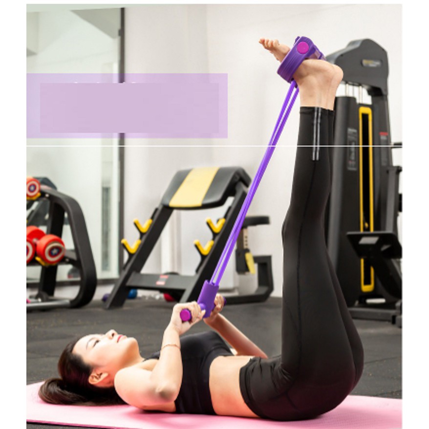 Multifunctional exercise equipment (4 strings with packaging) | Shopee ...