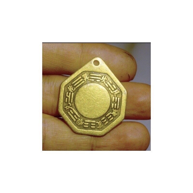 Bagua mirror, 3cm bronze feng shui bagua coin | Shopee Philippines