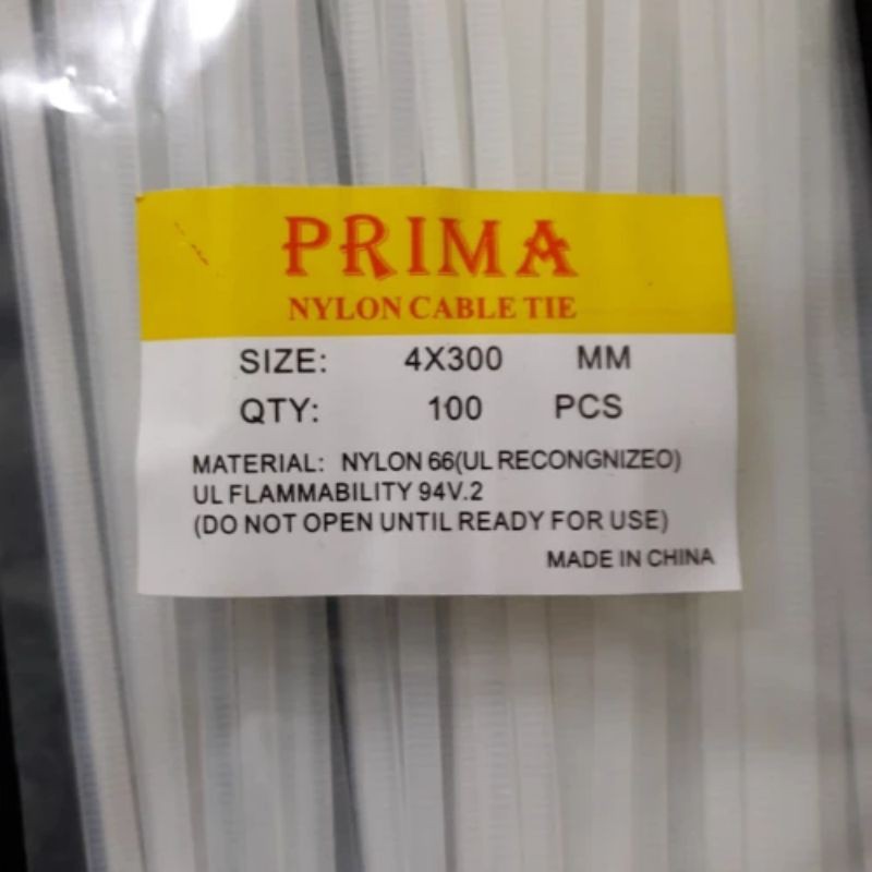 Cable Tie 4 mm X 300 mm Cable Ties 4x300 Black And White | Shopee ...