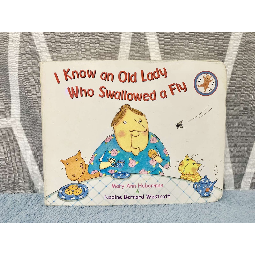 I Know an Old Lady who Swallowed a Fly by Mary Ann Hoberman Nadine Westcott BOARDBOOK Preloved ...