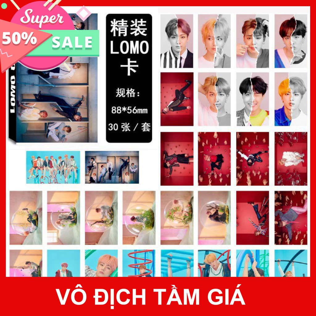Chuyendokpop Lomo BTS Answer photo set, box photo card of 30 idol group ...