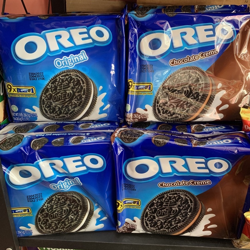 Oreo Original Chocolate Creme 9x Cookies per pack | Shopee Philippines