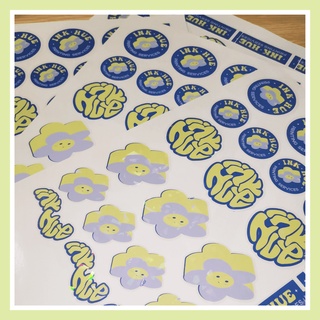 CUSTOMIZED / PERSONALIZED Regular and Waterproof Stickers Logo, Label ...