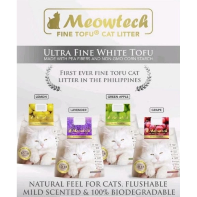 Meowtech Ultra Fine White Tofu 10.18liters | Shopee Philippines