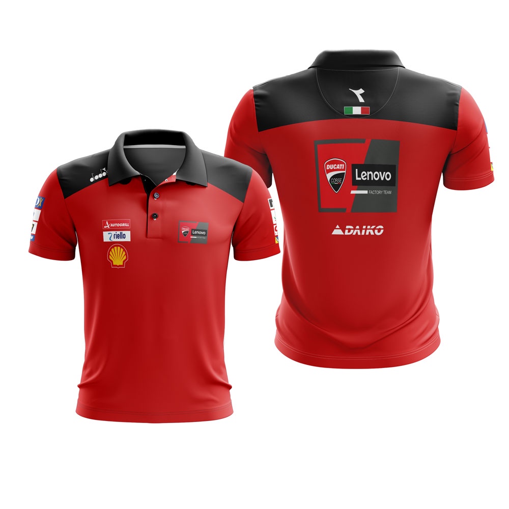 T-shirt Ducati Moto GPRacing Team Motogp 2022 Official Full Printing ...