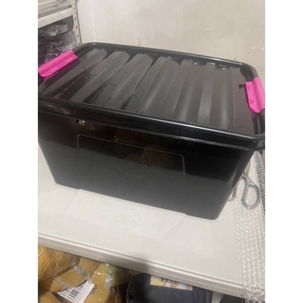 40 Liters Storage Box with wheels | Shopee Philippines